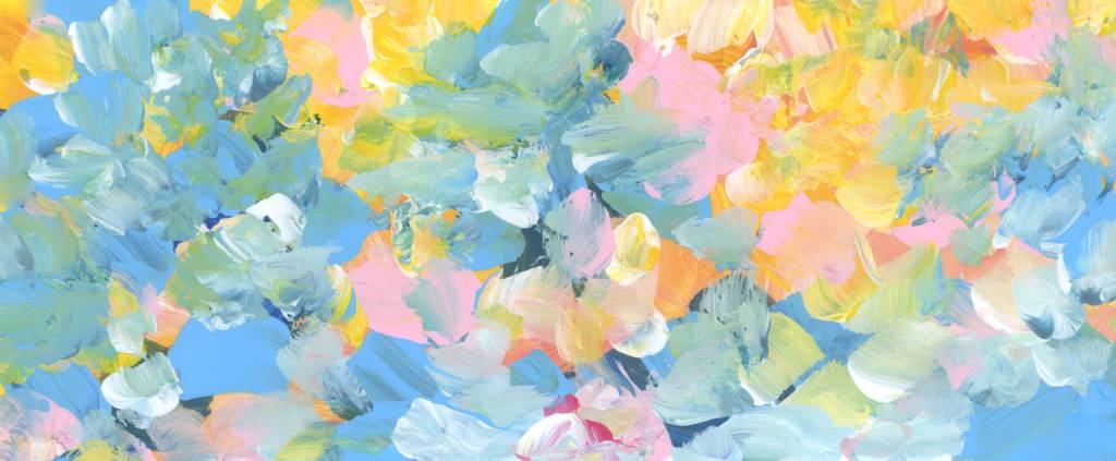 Neutral Spring Theme Painting