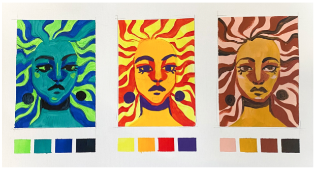 Limited Color Palette Paintings | Nova Color