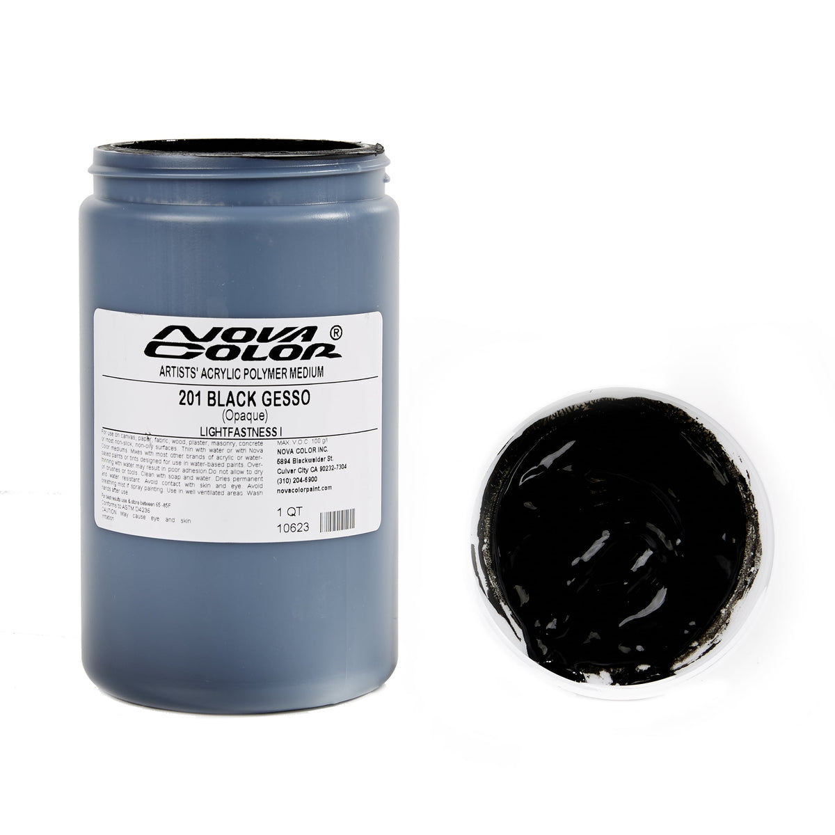 Buy Black Gesso Primer for Acrylic Paint Online | Nova Color
