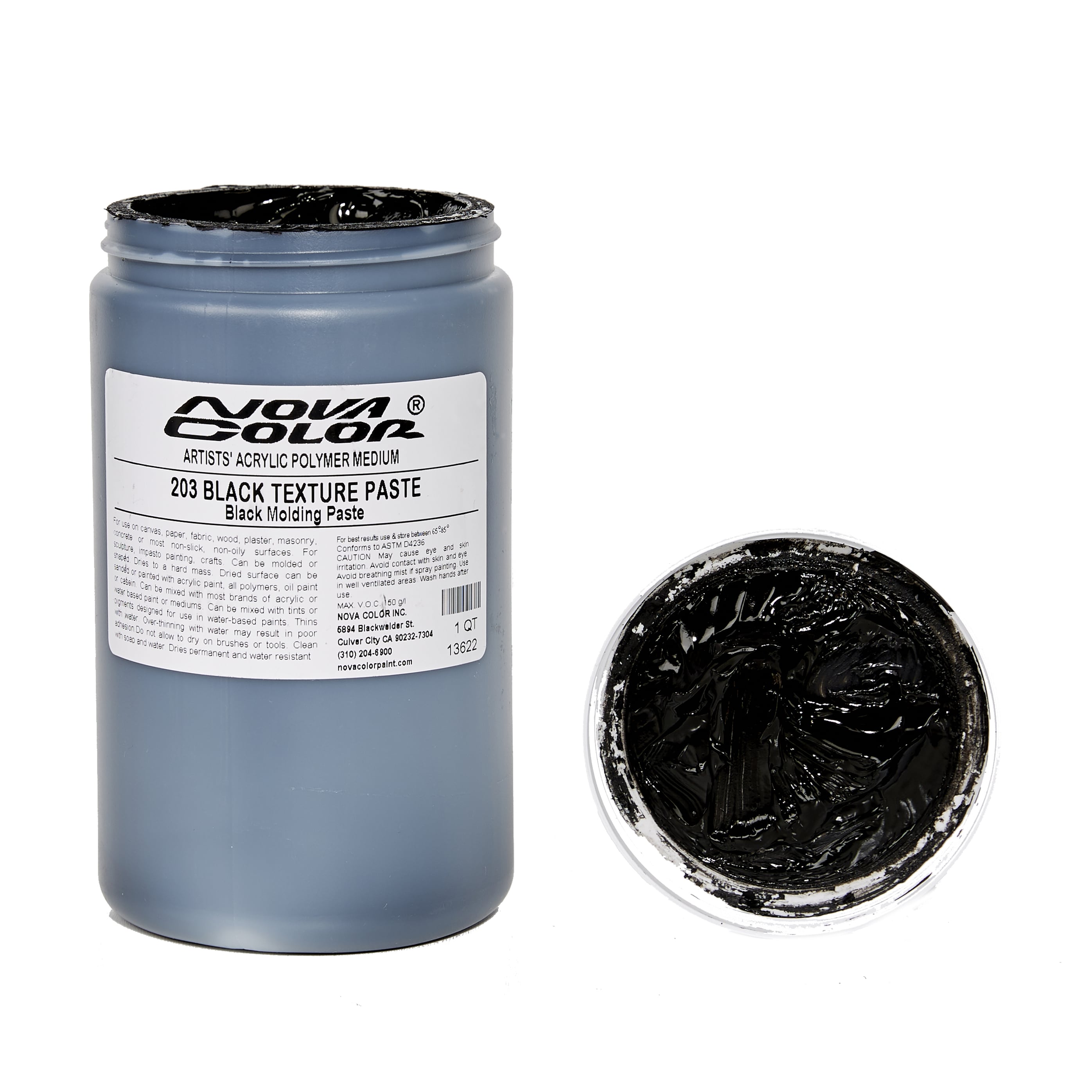 Buy #203 Black Texture Paste Online | Nova Color