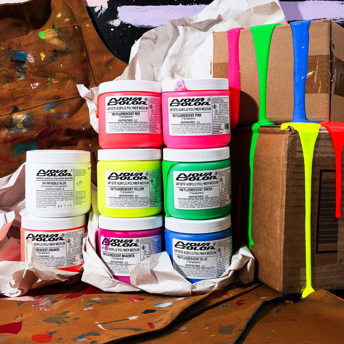 Buy Nova Color Fluorescent Bundle 16 oz Online | Nova Color