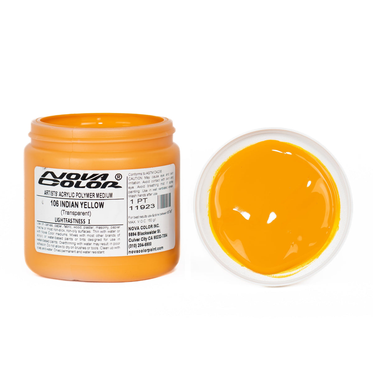 Buy #106 Indian Yellow (Azo) - Lightfastness: | - Transparent Online ...