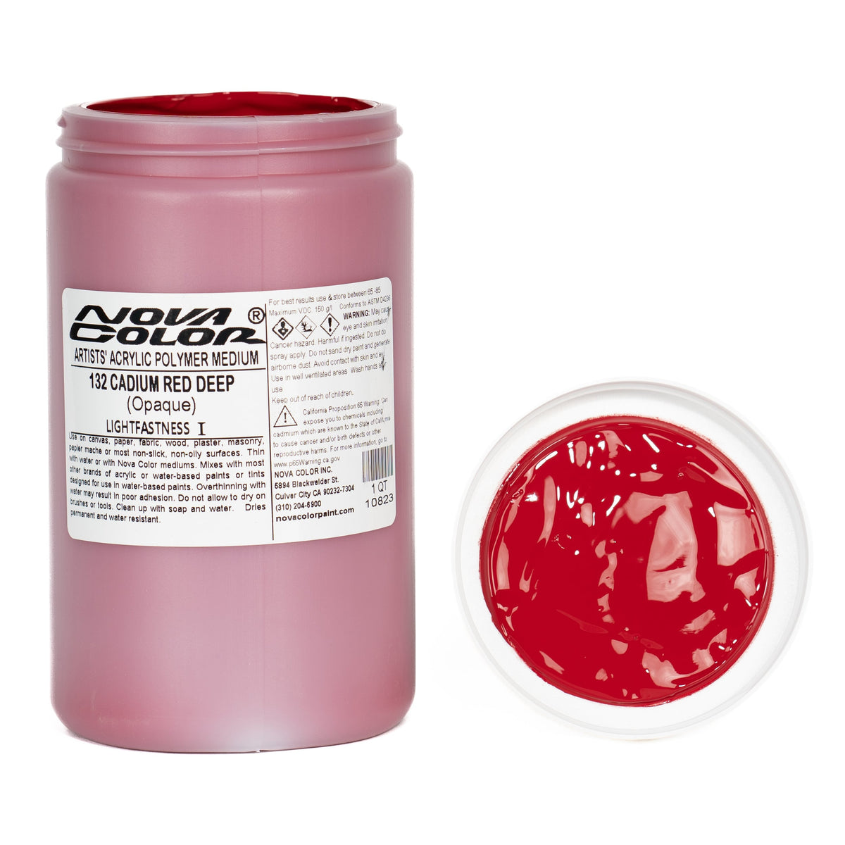 Buy #132 Cadmium Red Deep - Lightfastness: | ** - Opaque Online | Nova ...