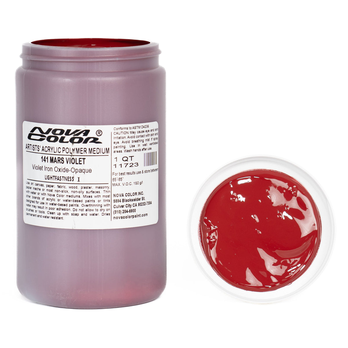 Buy #141 Mars/Iron Oxide Violet - Lightfastness: | - Opaque Online ...
